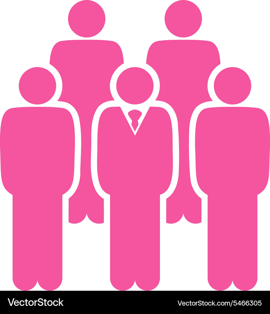 Staff icon from business bicolor set Royalty Free Vector