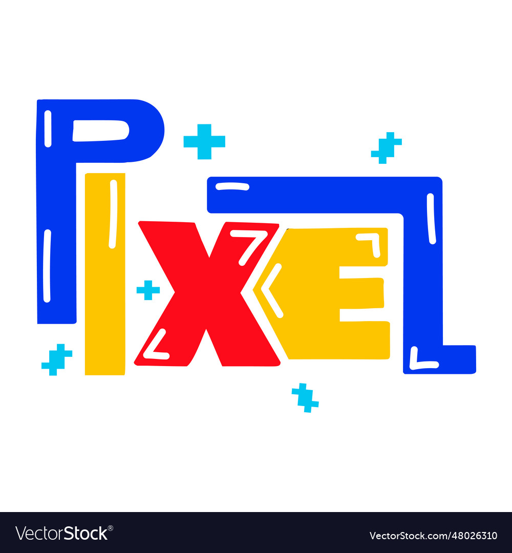 Pixel Royalty Free Vector Image - VectorStock