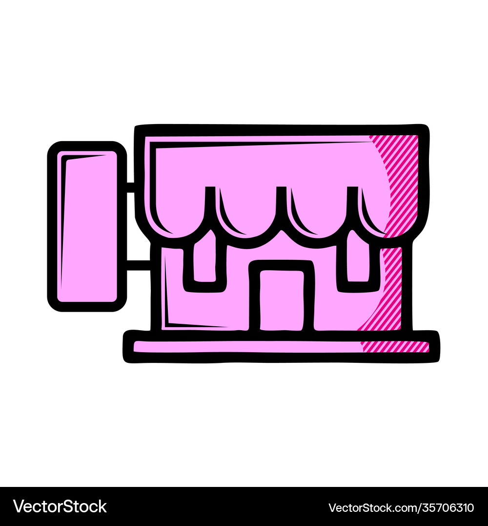 Shopping store icon from discount collection Vector Image