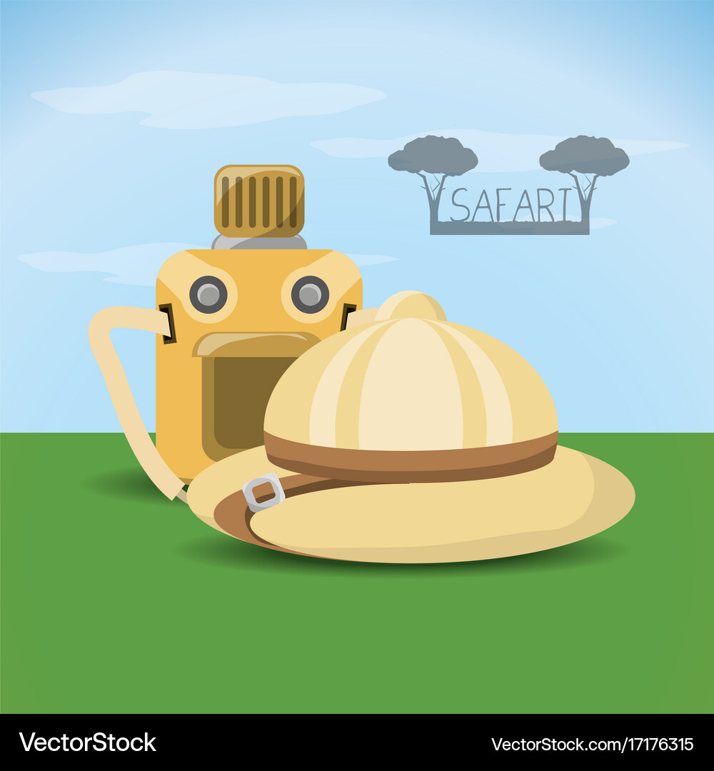 African safari design Royalty Free Vector Image