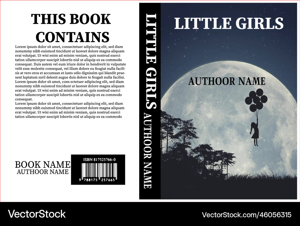 Book cover design svg Royalty Free Vector Image