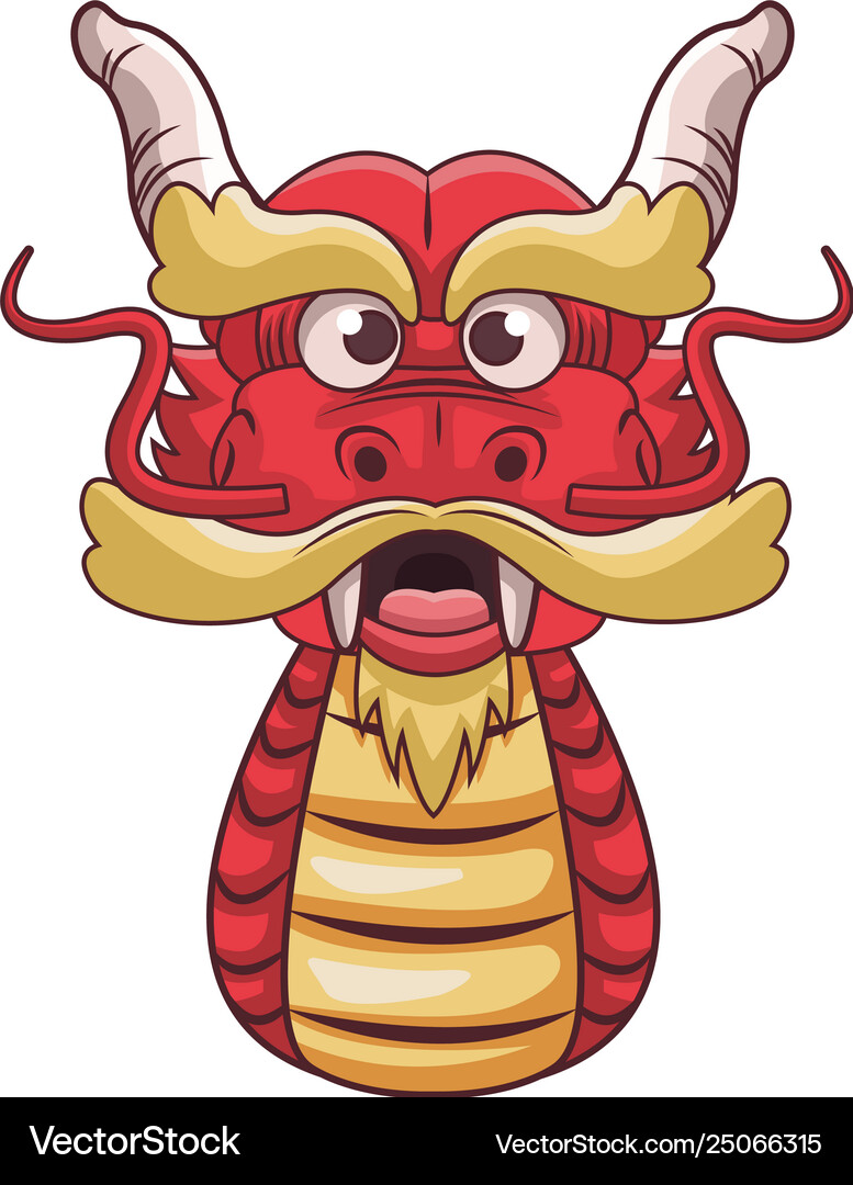 Dragon boat cartoon Royalty Free Vector Image - VectorStock