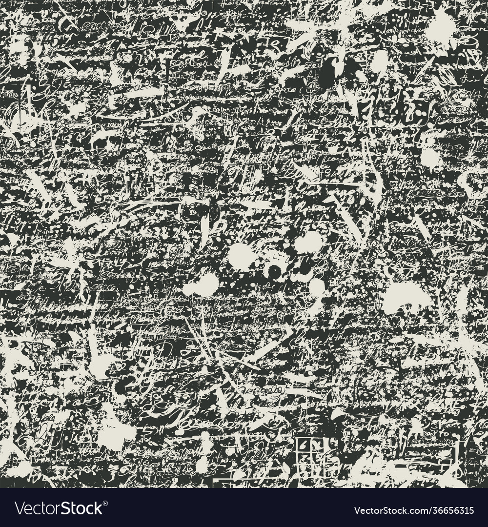 Seamless pattern with an abstract handwritten text