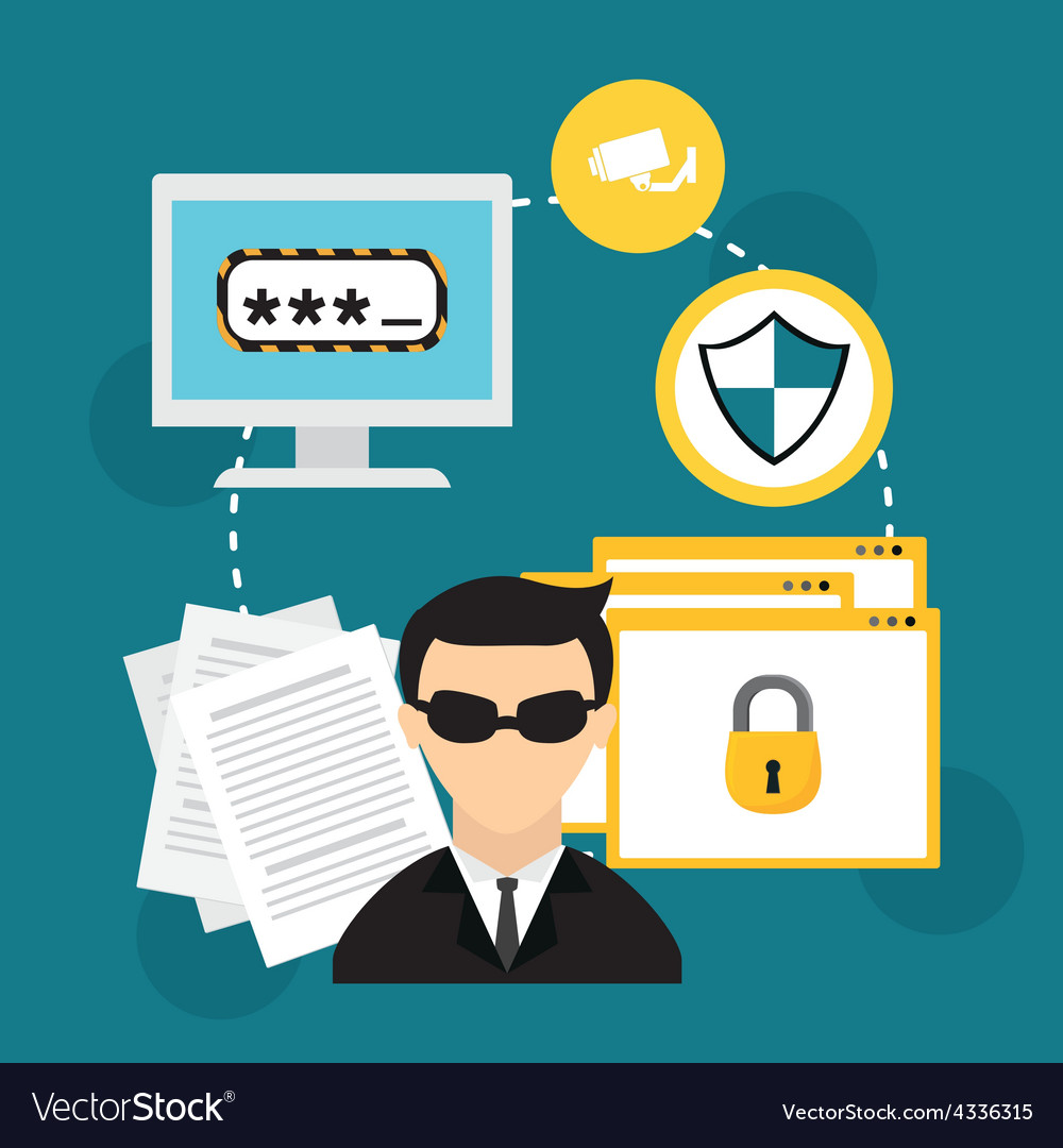 Security design Royalty Free Vector Image - VectorStock