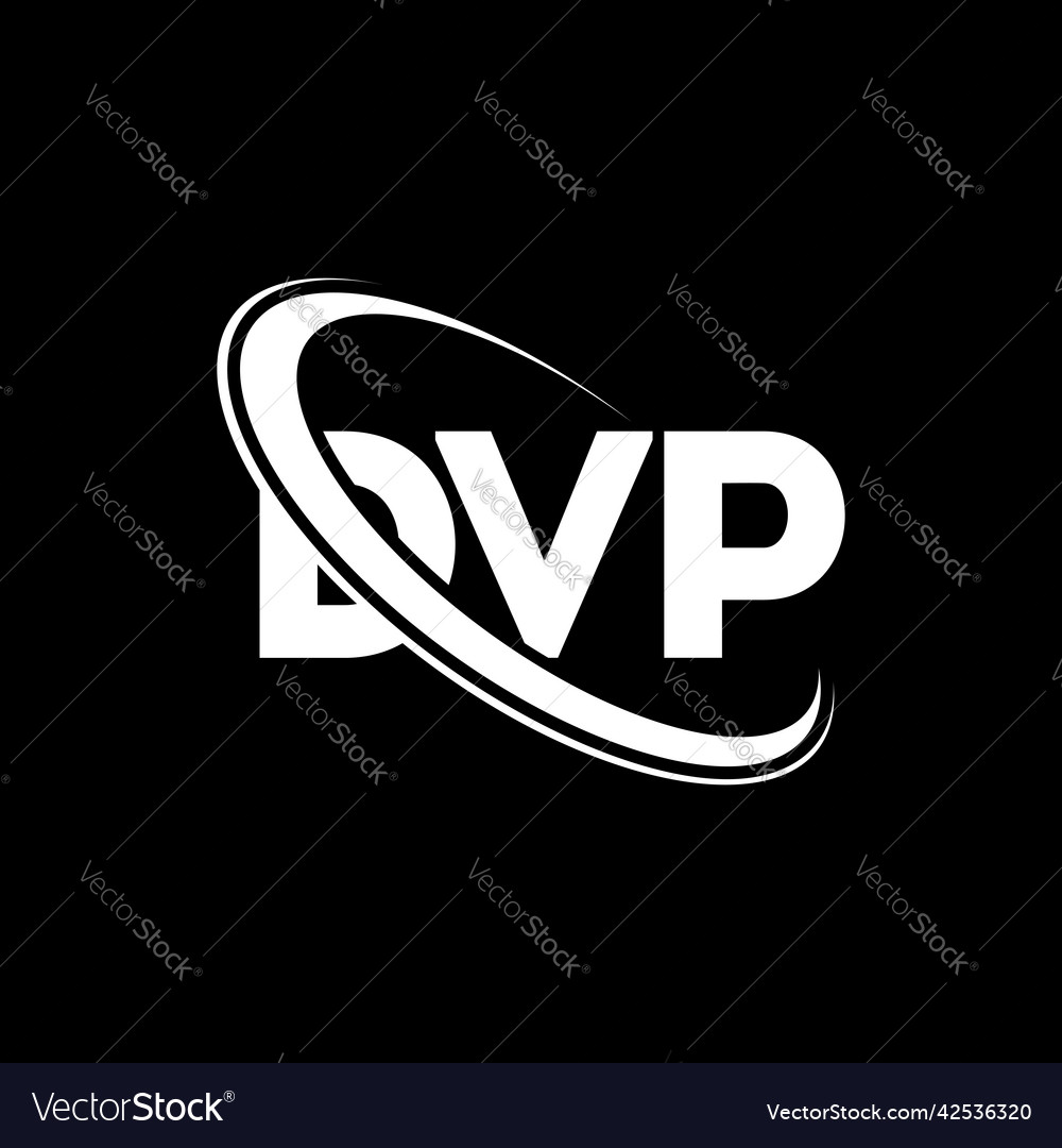 Dvp logo letter design Royalty Free Vector Image