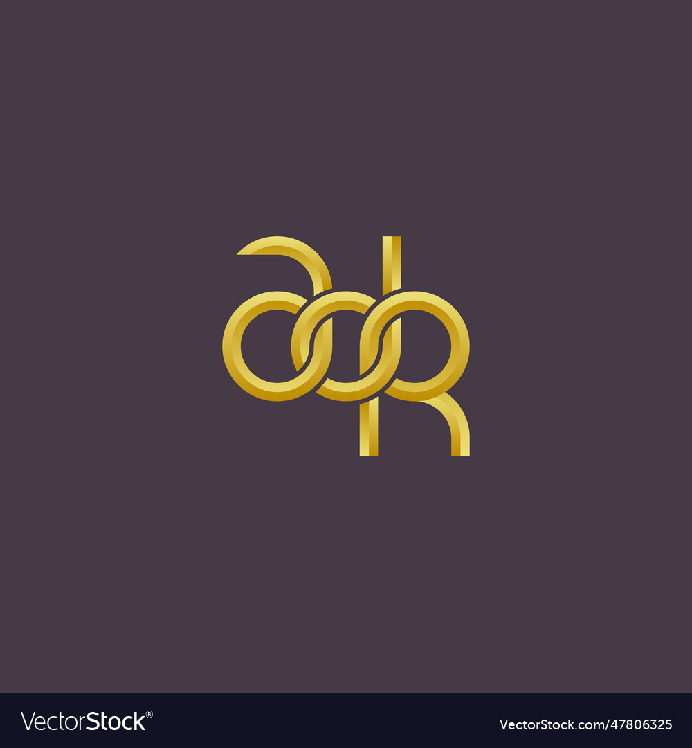 Letters adr monogram logo design Royalty Free Vector Image