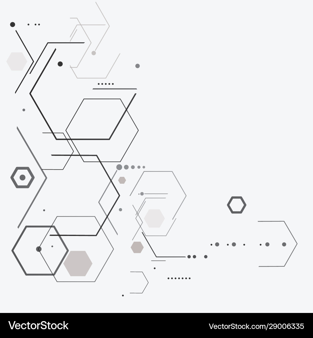 Abstract particles connection Royalty Free Vector Image
