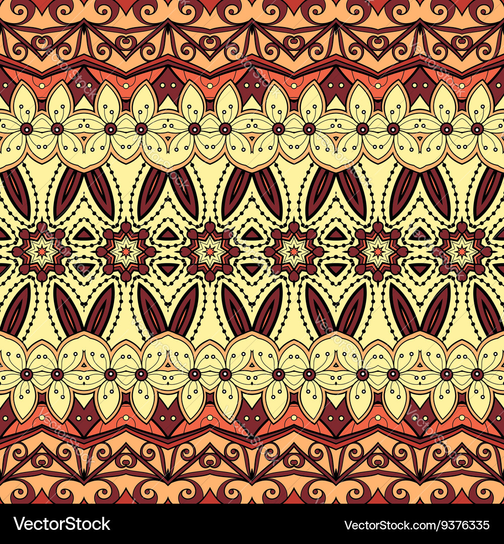 Seamless ornate pattern Royalty Free Vector Image