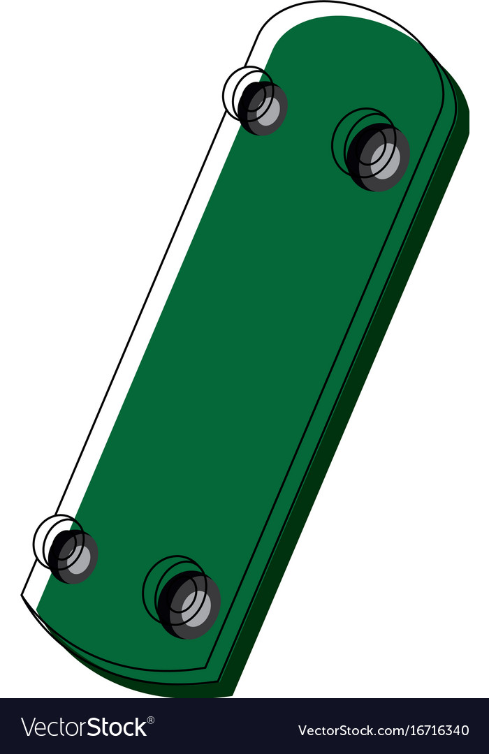 Snowboard sport winter mountain equipment Vector Image