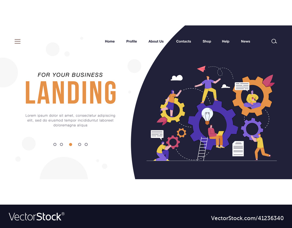 Teamwork and engineering Royalty Free Vector Image