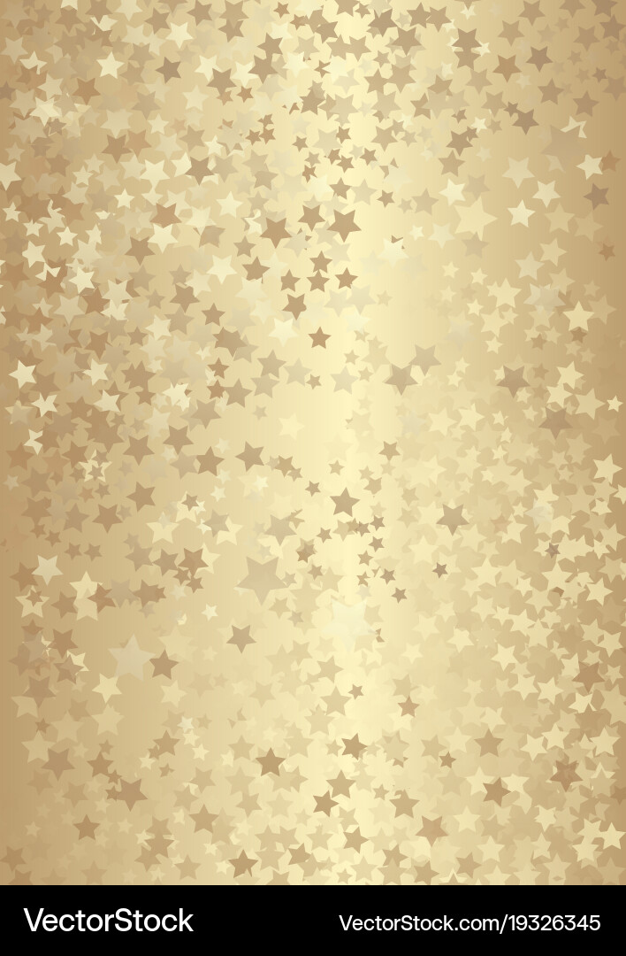 Golden background with stars Royalty Free Vector Image