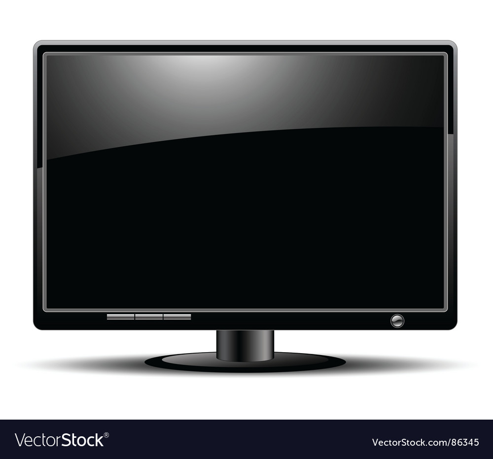 Lcd panel Royalty Free Vector Image - VectorStock