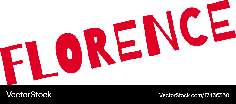 Florence rubber stamp Royalty Free Vector Image