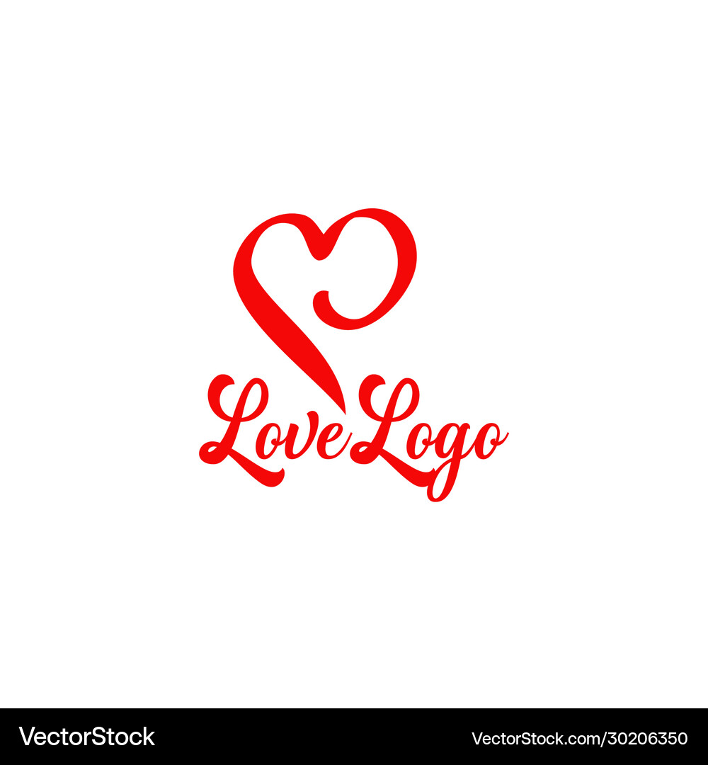 Love icon symbol logo design template Royalty Free Vector