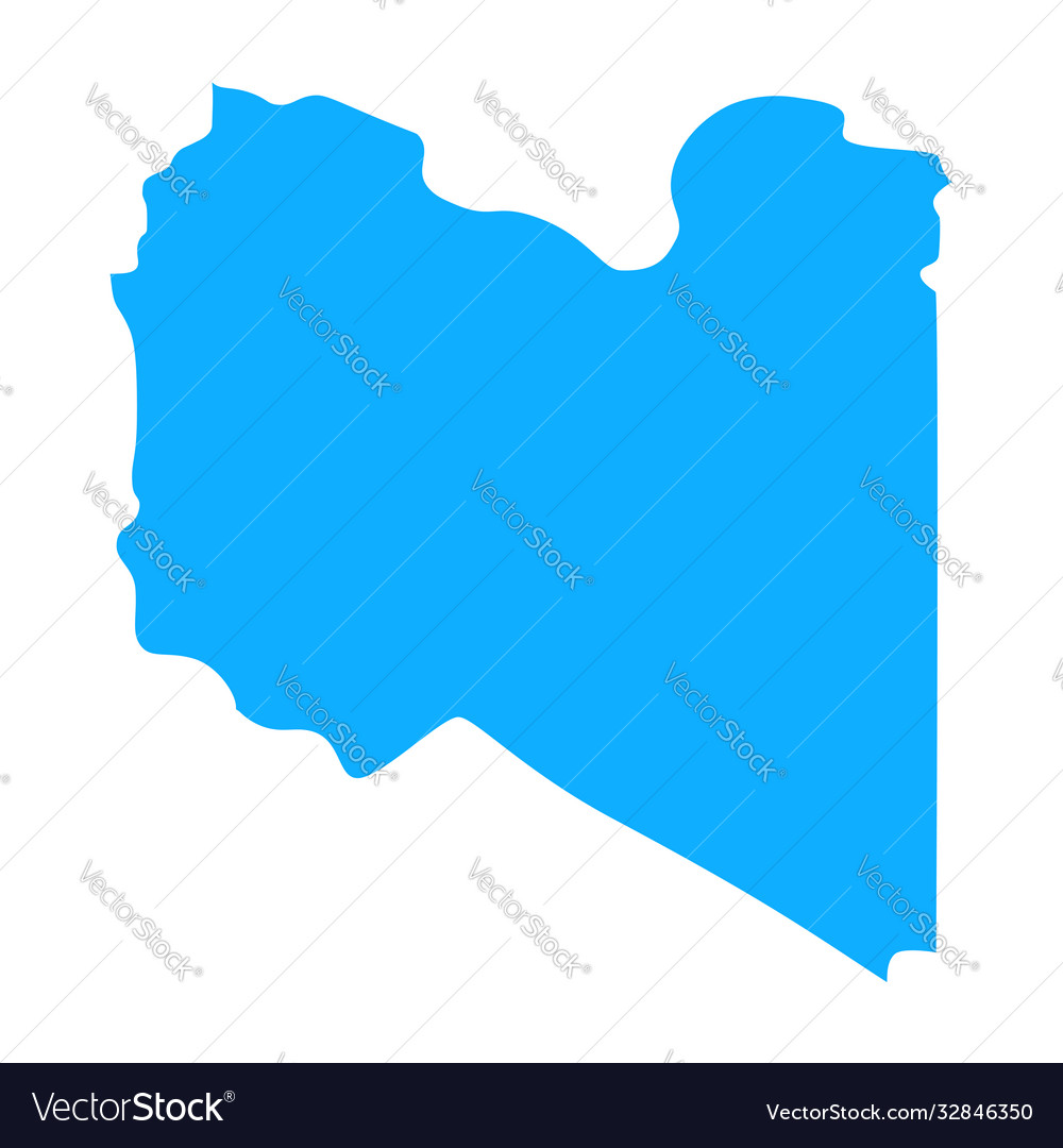 Map libya Royalty Free Vector Image - VectorStock