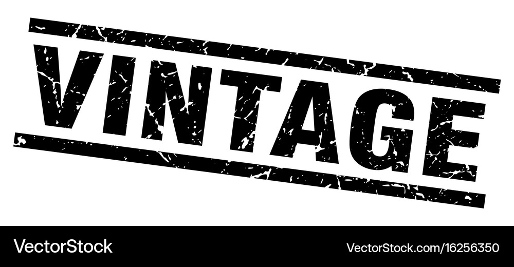 Square grunge black vintage stamp Royalty Free Vector Image