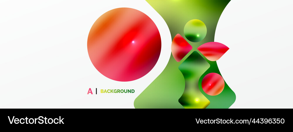 Transparent effects geometric abstract background Vector Image