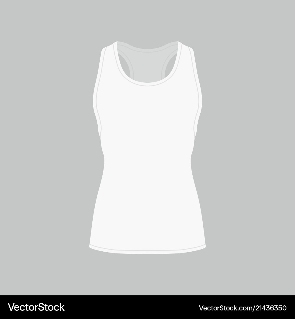 Womens white t-shirt Royalty Free Vector Image