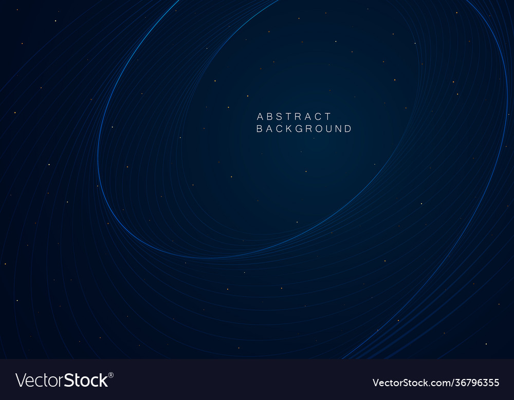 Abstract geometric background with dynamic wave Vector Image
