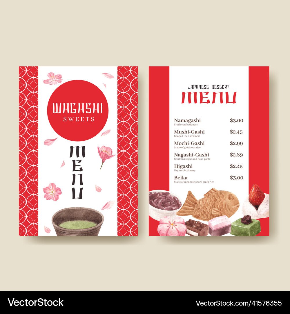 Japans Dessertmenu