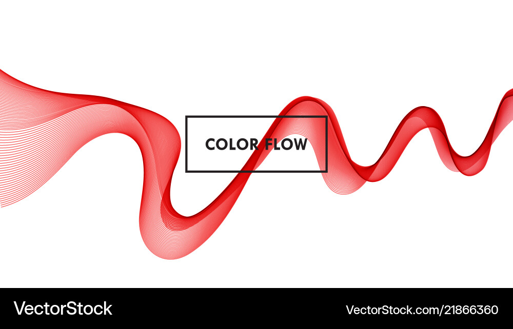 Abstract colorful background color flow Royalty Free Vector