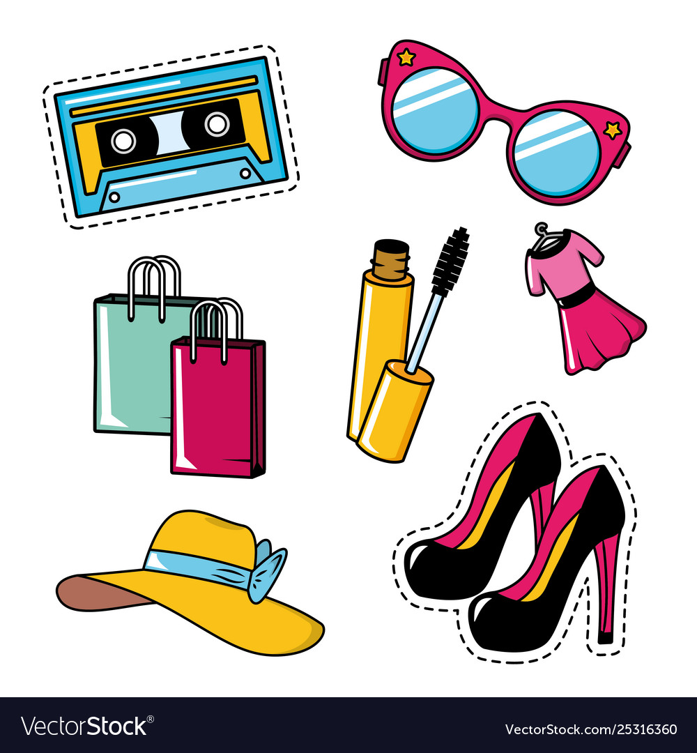 Pop art elements Royalty Free Vector Image - VectorStock