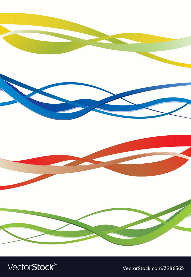 Abstract wave background Bright Royalty Free Vector Image