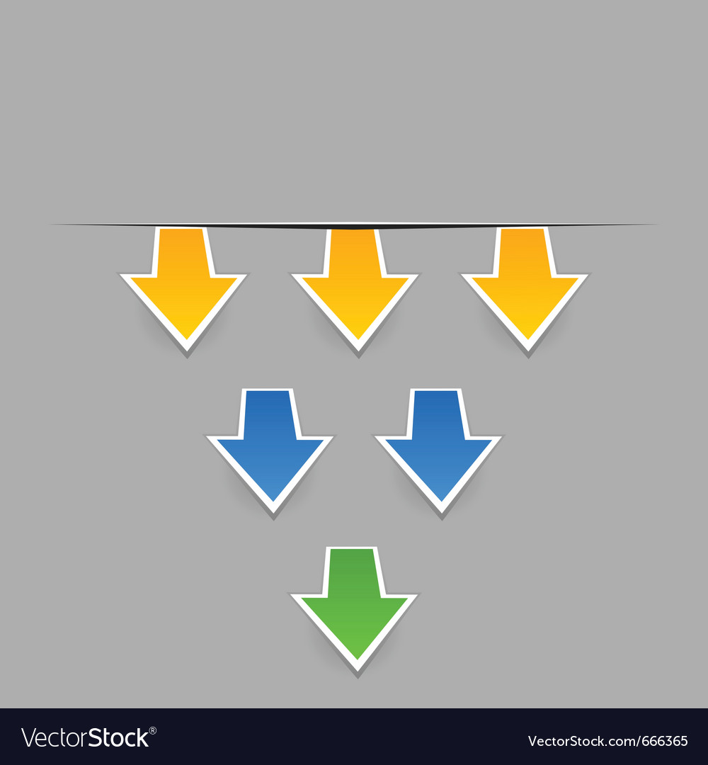 Arrows background Royalty Free Vector Image - VectorStock
