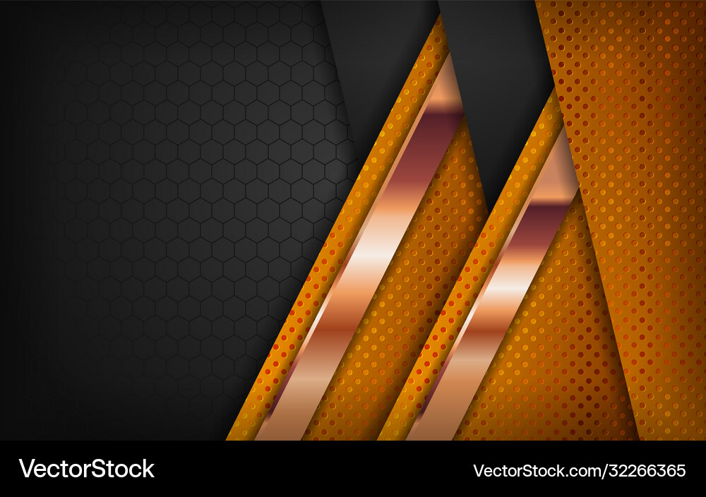 Black and gold combinations luxury background Vector Image
