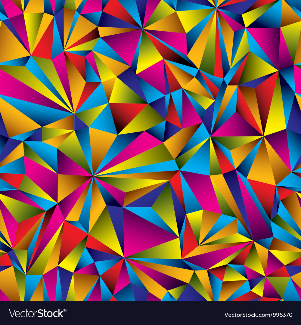 Geometric surface seamless pattern Royalty Free Vector Image