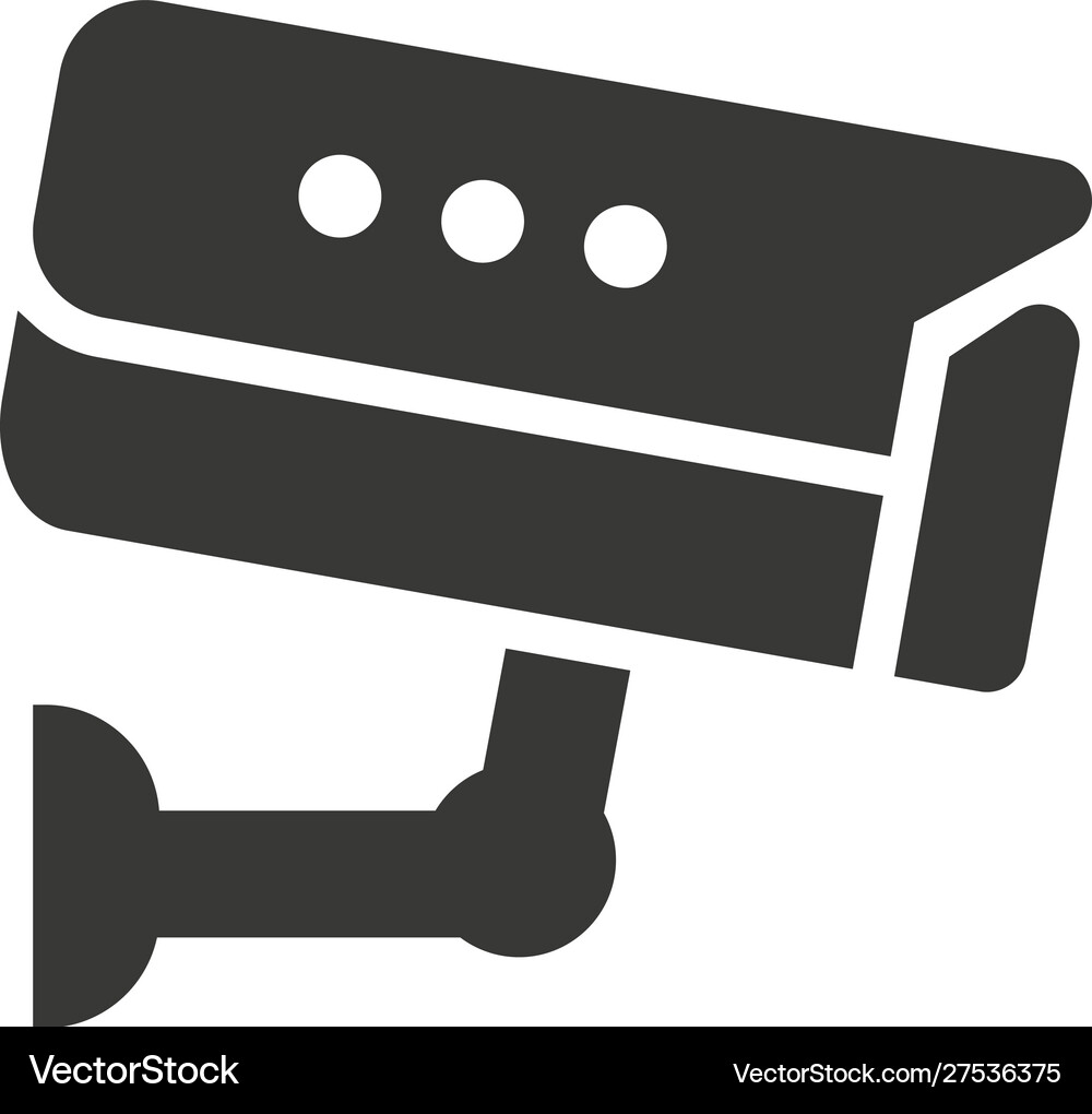 Cctv camera icon Royalty Free Vector Image - VectorStock