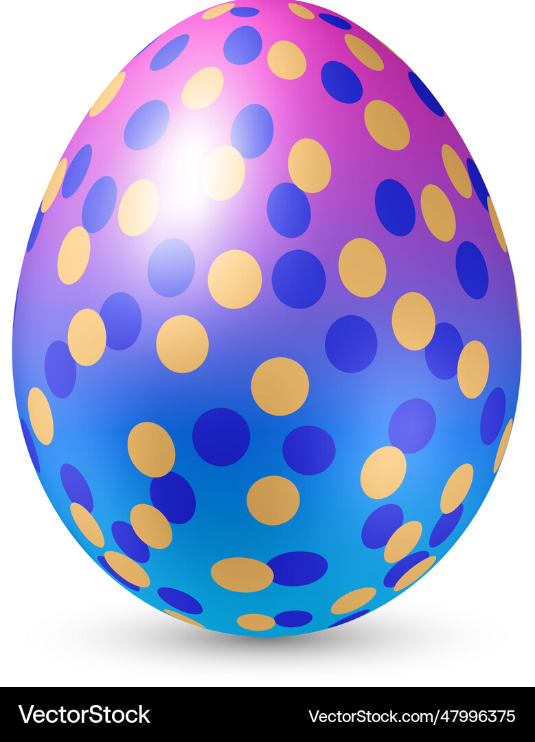 Easter egg Royalty Free Vector Image - VectorStock