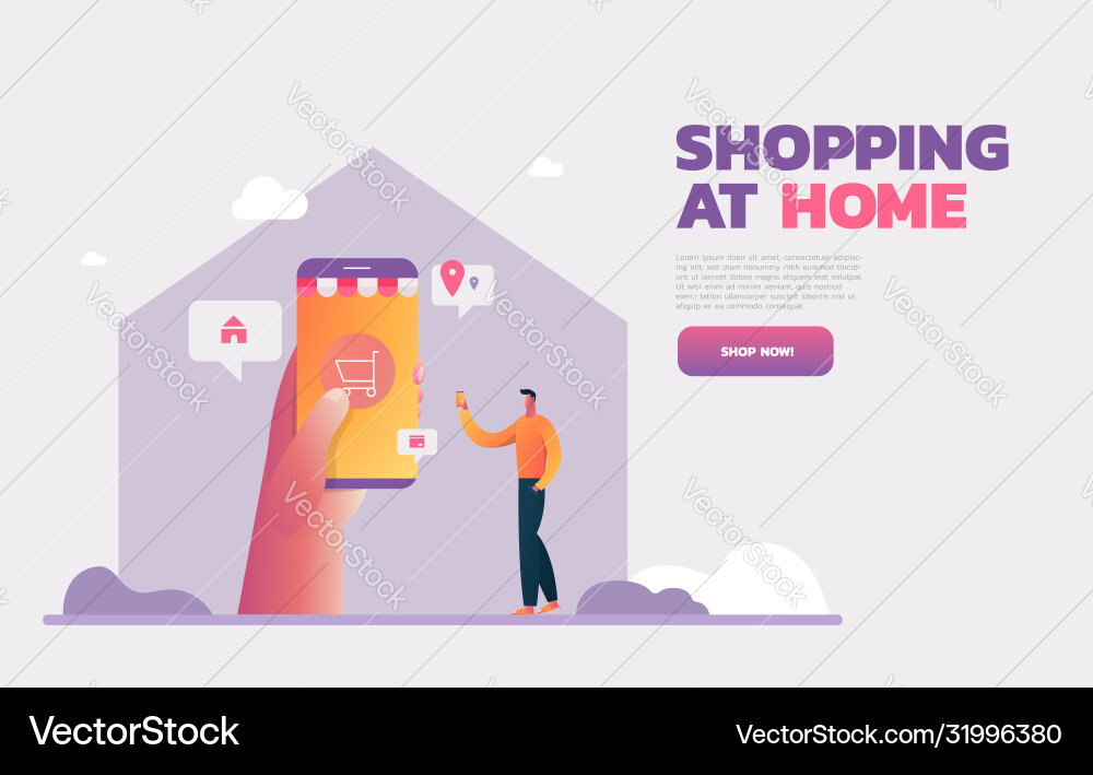 Coronavirus epidemic quarantine isolation man Vector Image