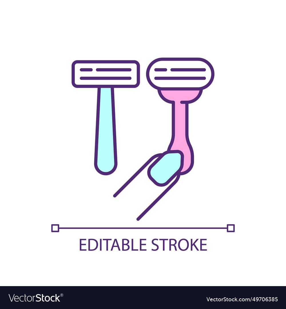 2d simple customizable thin line consumer Vector Image