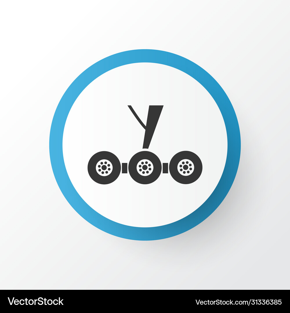 Airplane wheels icon symbol premium quality Vector Image