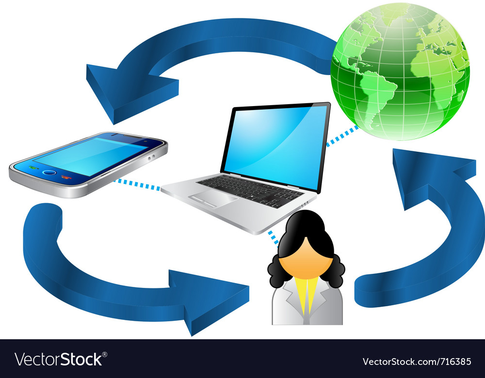 Connectivity Royalty Free Vector Image - VectorStock