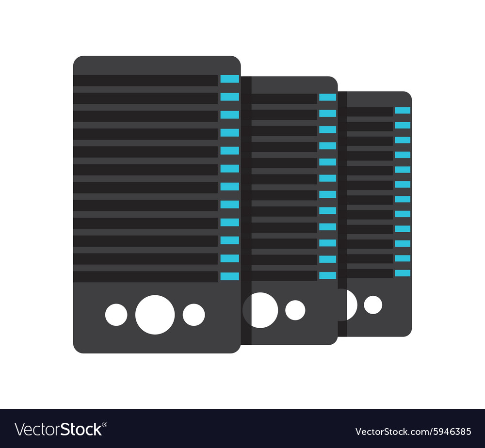 Data center Royalty Free Vector Image - VectorStock