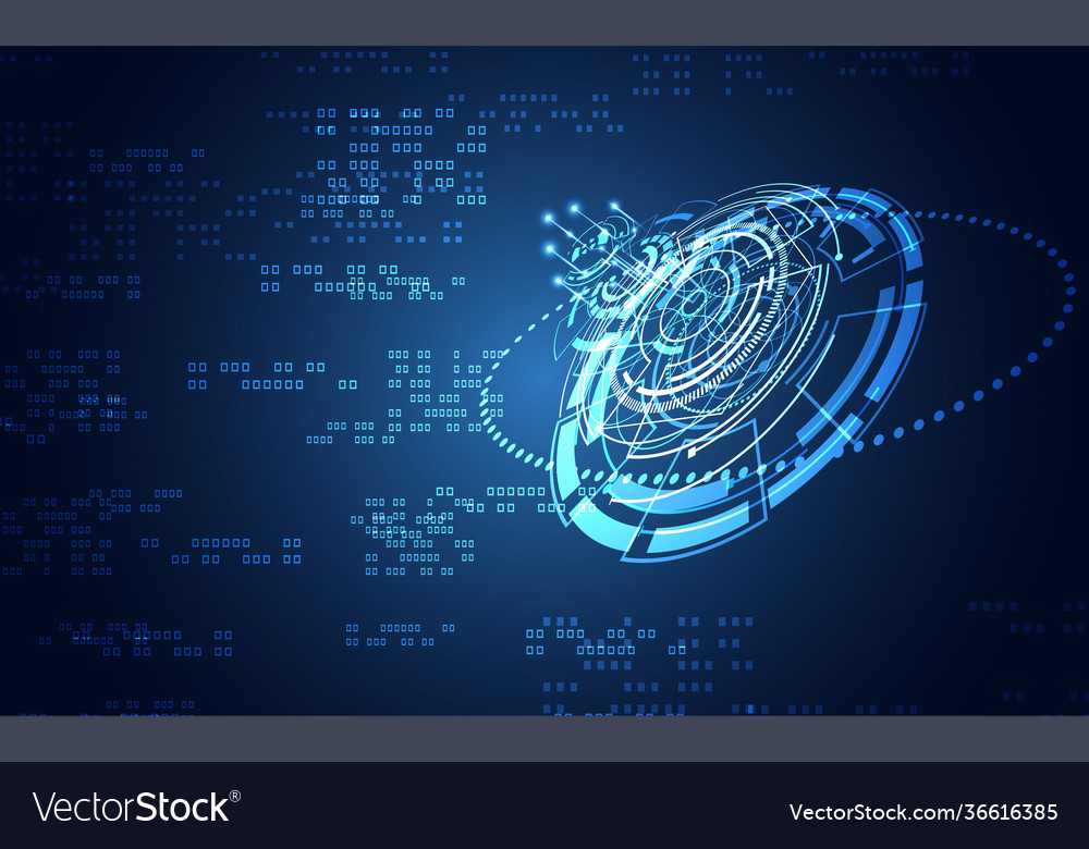 Modern abstract technology concept communication Vector Image
