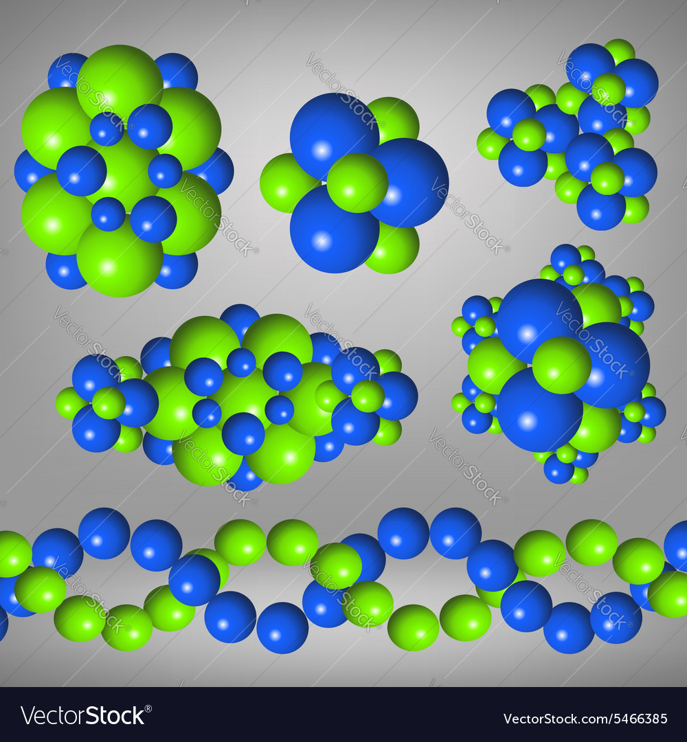 Molecular Structure Royalty Free Vector Image - VectorStock