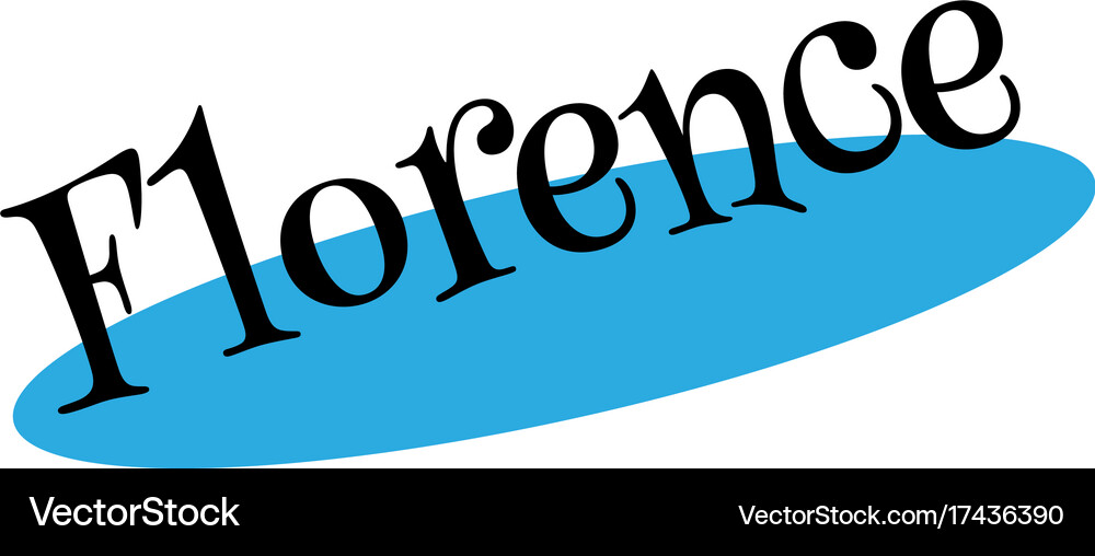 Florence rubber stamp Royalty Free Vector Image