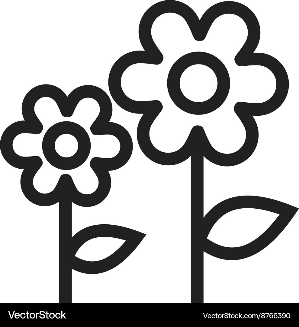 Flowers garden spring icon image can also be used Vector Image
