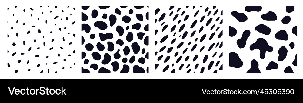 Set of animal pattern for textile design seamless Vector Image