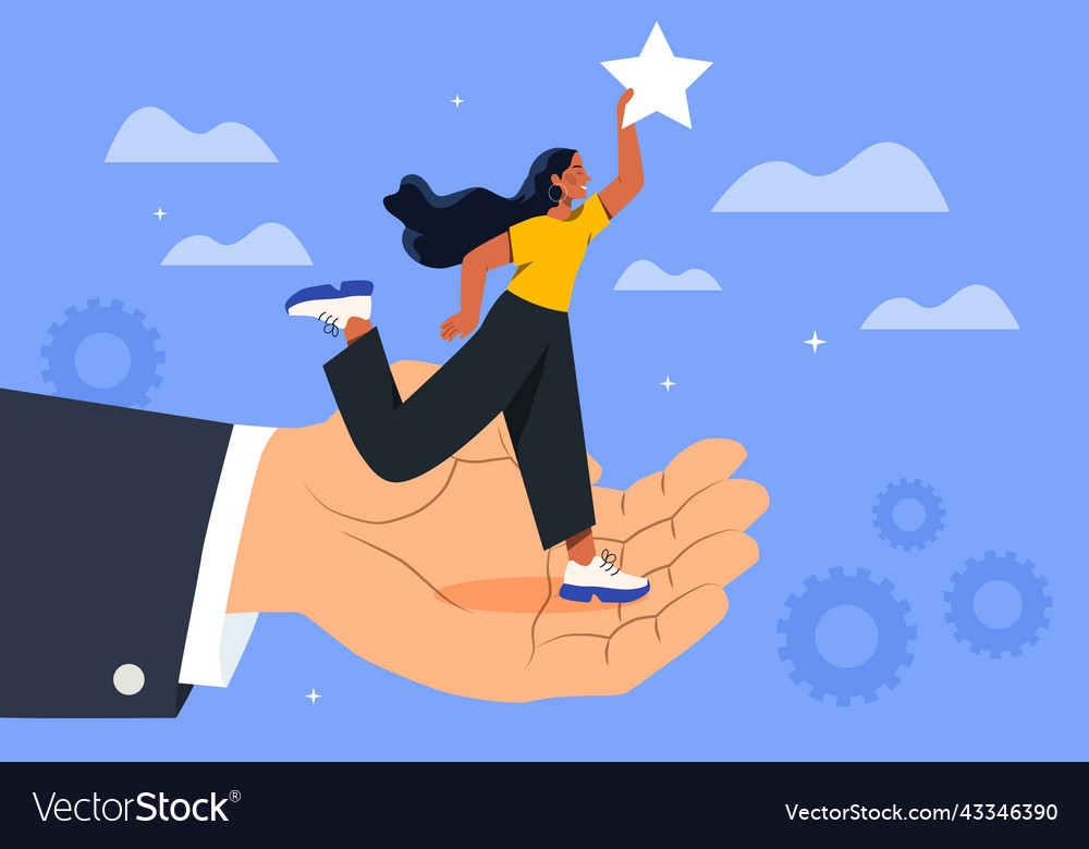 Support for workers Royalty Free Vector Image - VectorStock