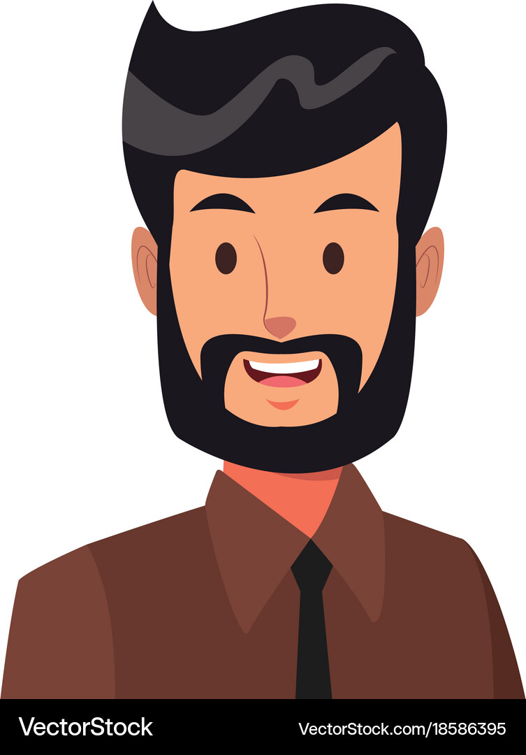 Businessman executive cartoon Royalty Free Vector Image