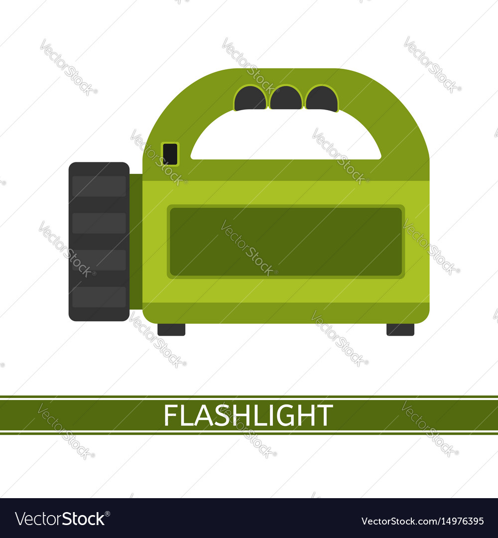 Flashlight icon Royalty Free Vector Image - VectorStock