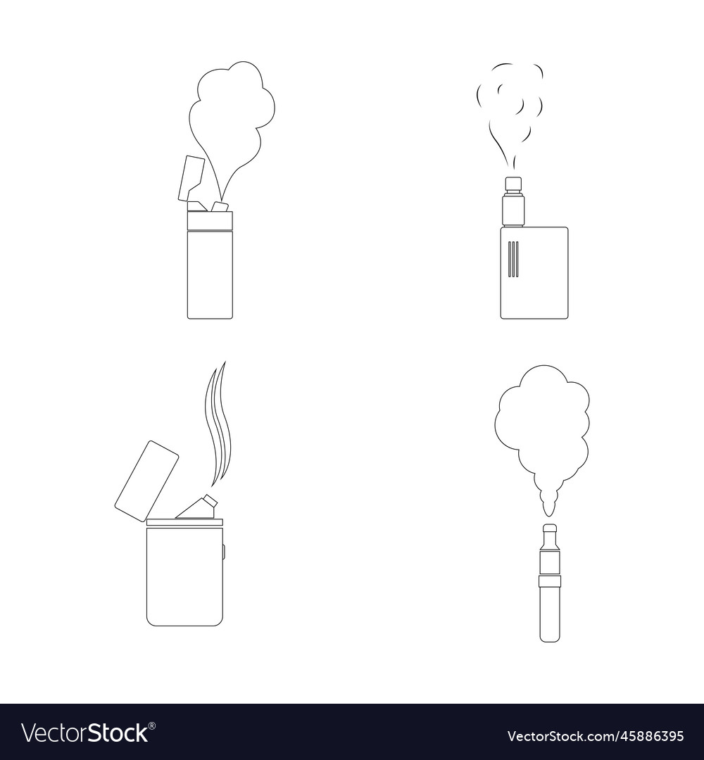 Vaping icon Royalty Free Vector Image - VectorStock