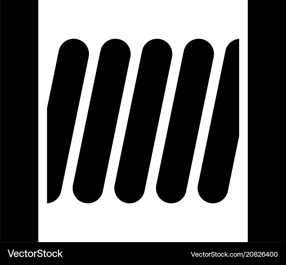 Coil with wire icon black color flat style simple Vector Image