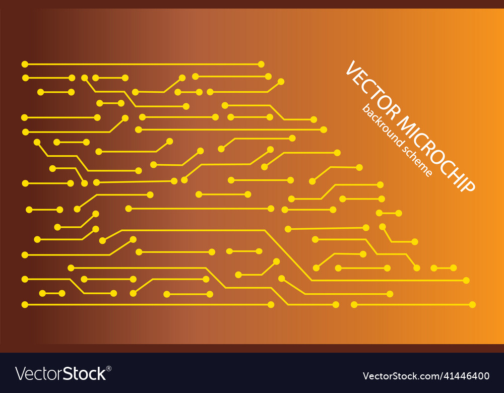 Electronics board microchip background computer Vector Image