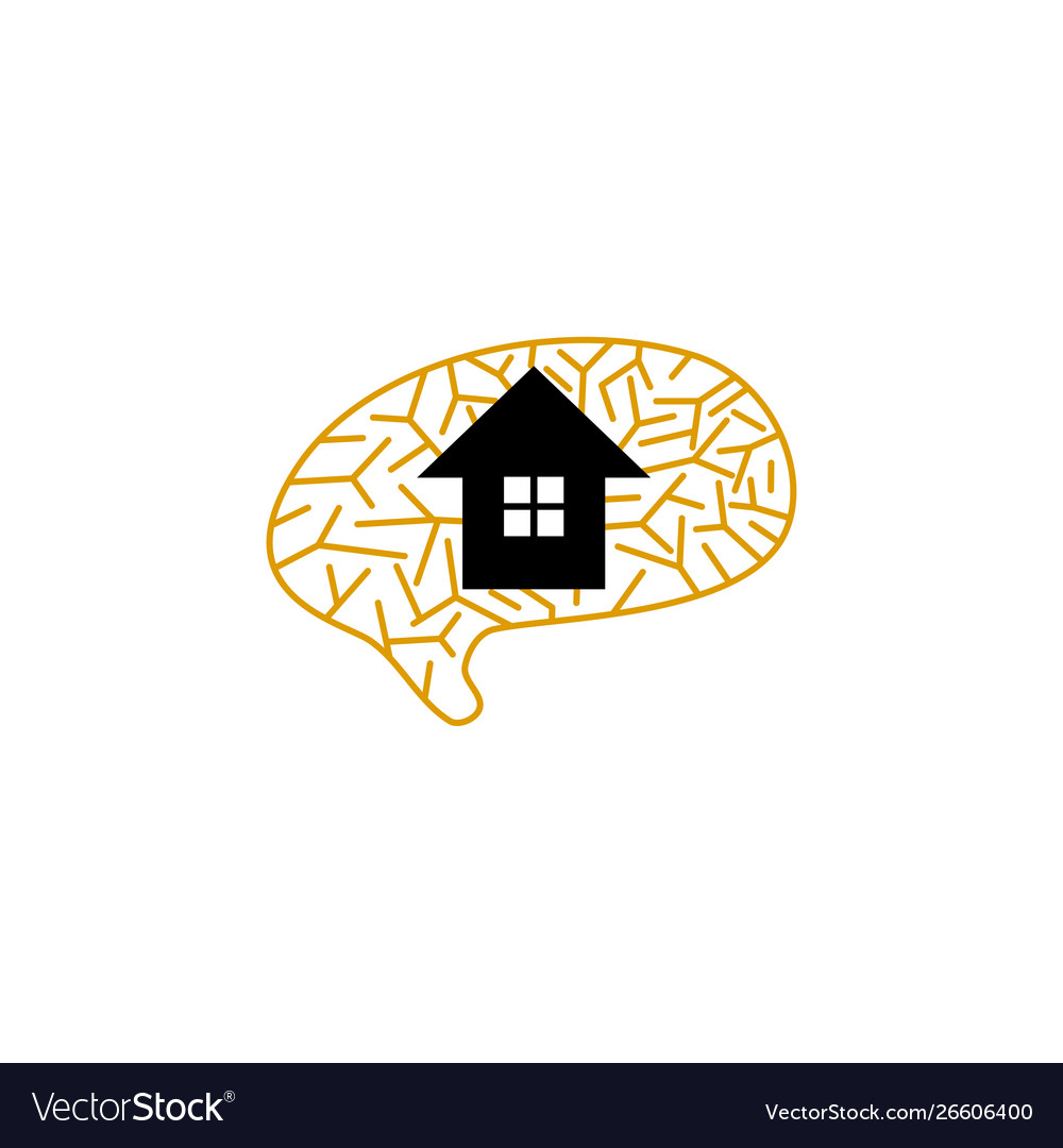 Home house building real estate property design Vector Image