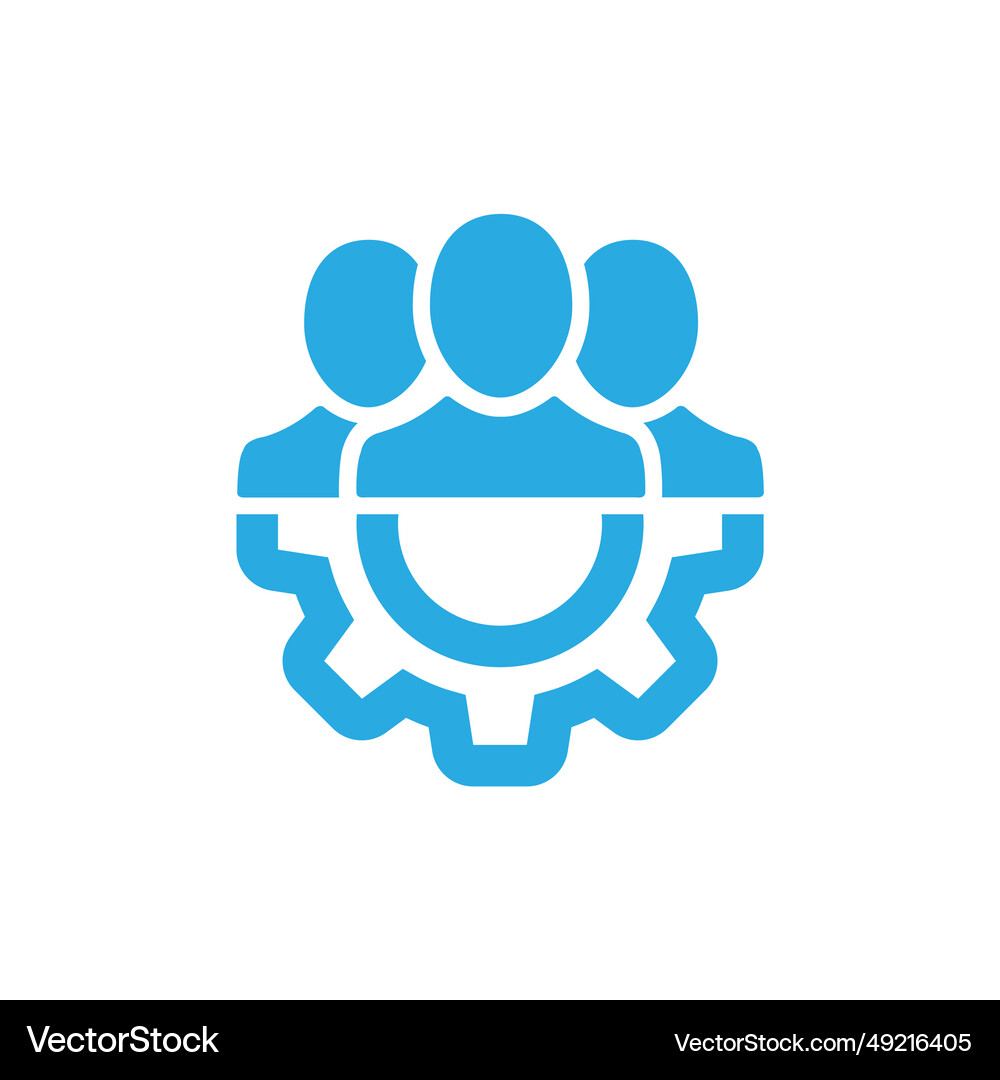 Eps10 of a management icon Royalty Free Vector Image